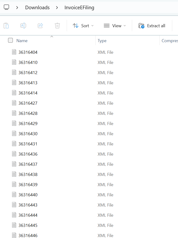 Electronic Payables Invoice Extract Name File — Cloud Customer Connect
