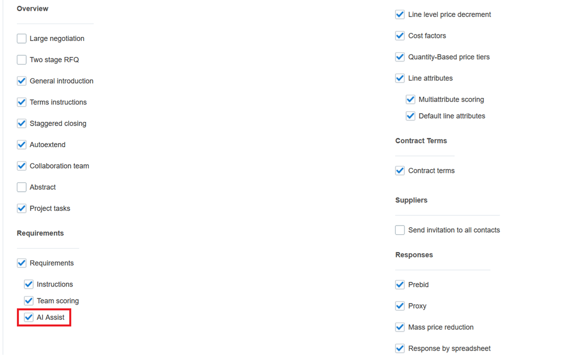 Ai Assist Check Box Does Not Appear In Manage Negotiation Styles Set Up Page — Cloud Customer
