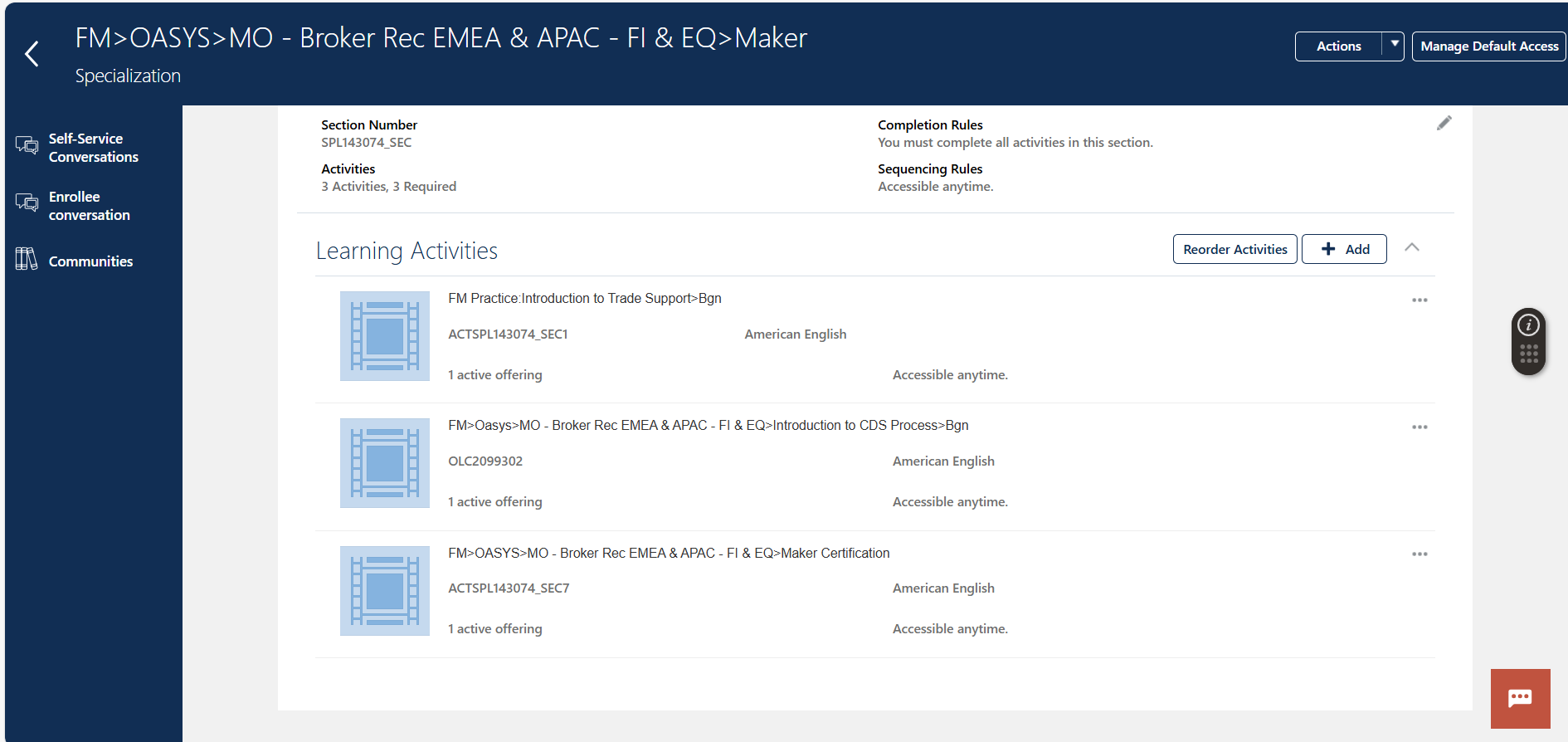 Incorrect Data Reflecting in report due to unexpected records under specialization — Cloud ...