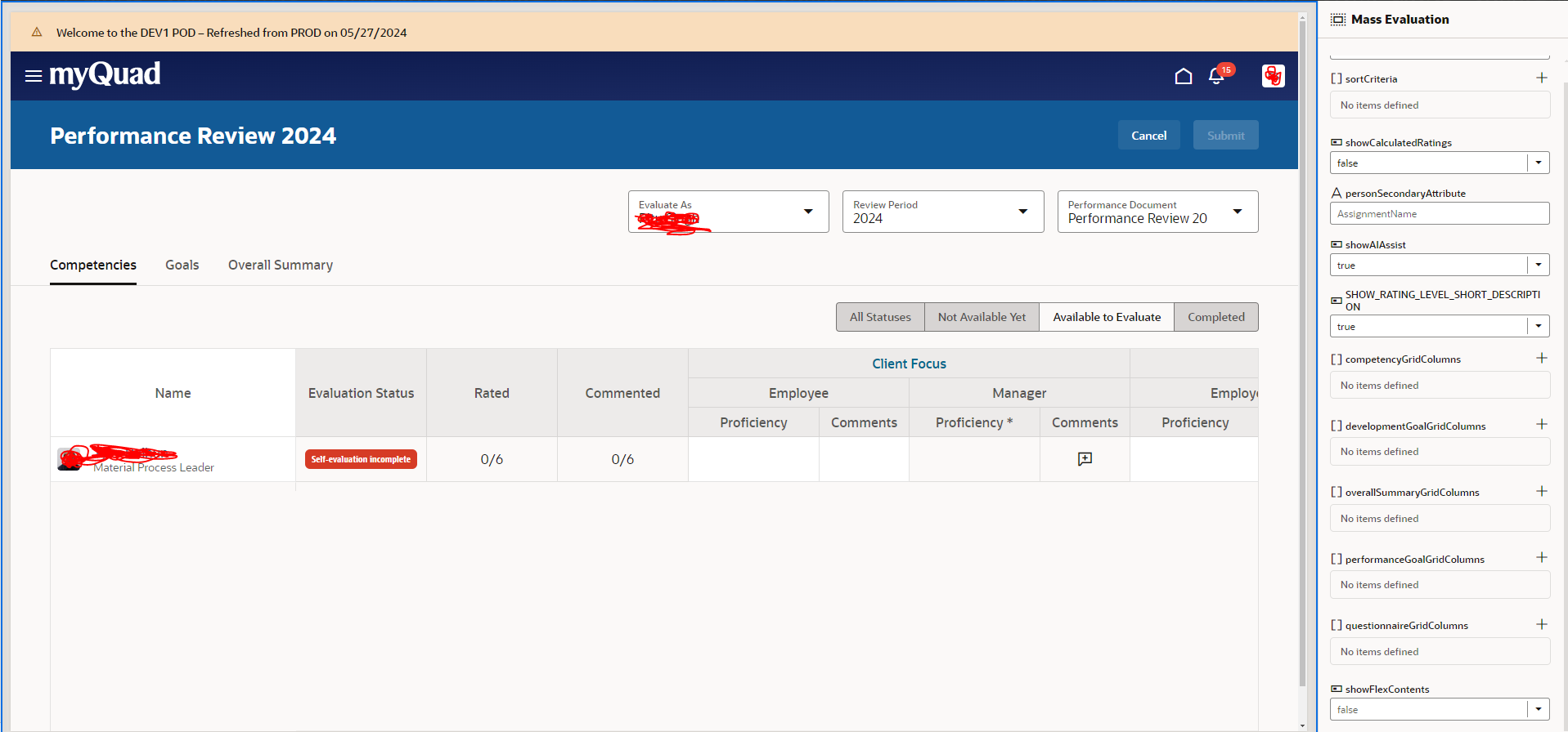 Redwood Guided Journey All In One Performance Document — Cloud Customer Connect