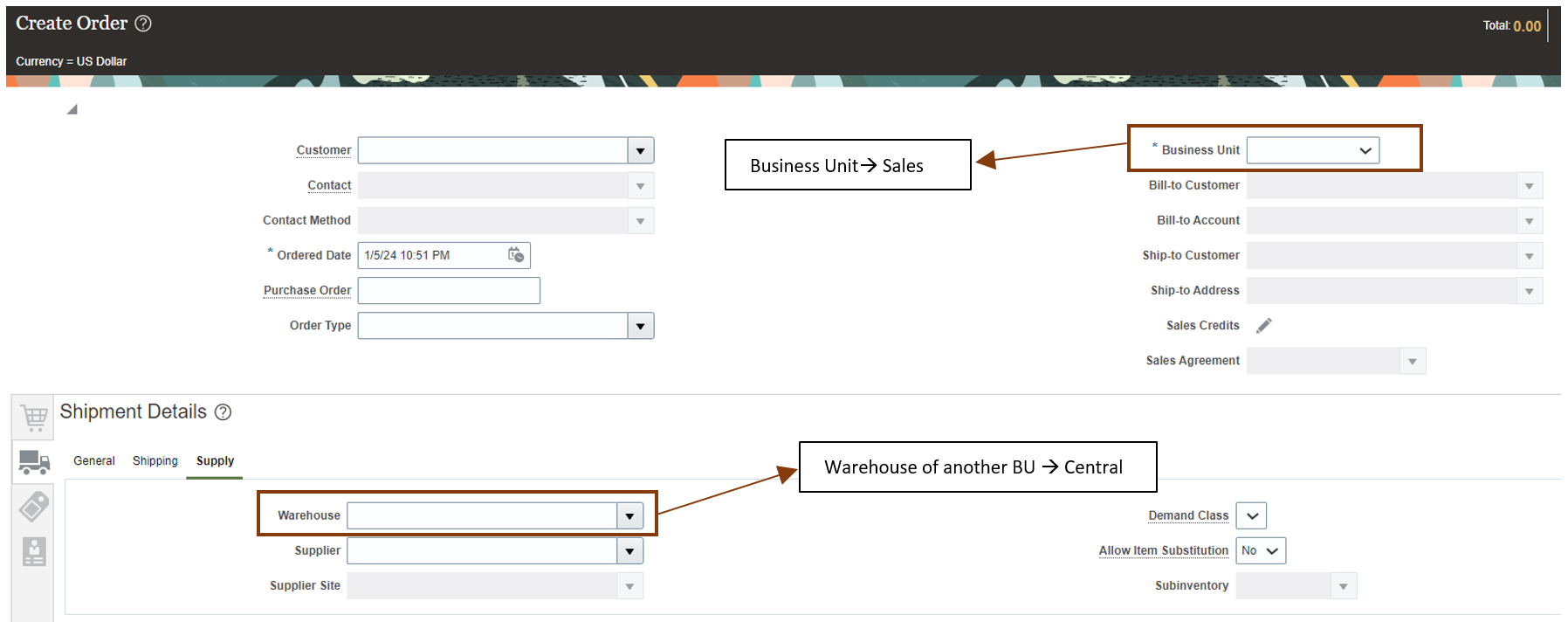 How to generate Intercompany AR/AP Invoices when Order Entry in 1 BU ...