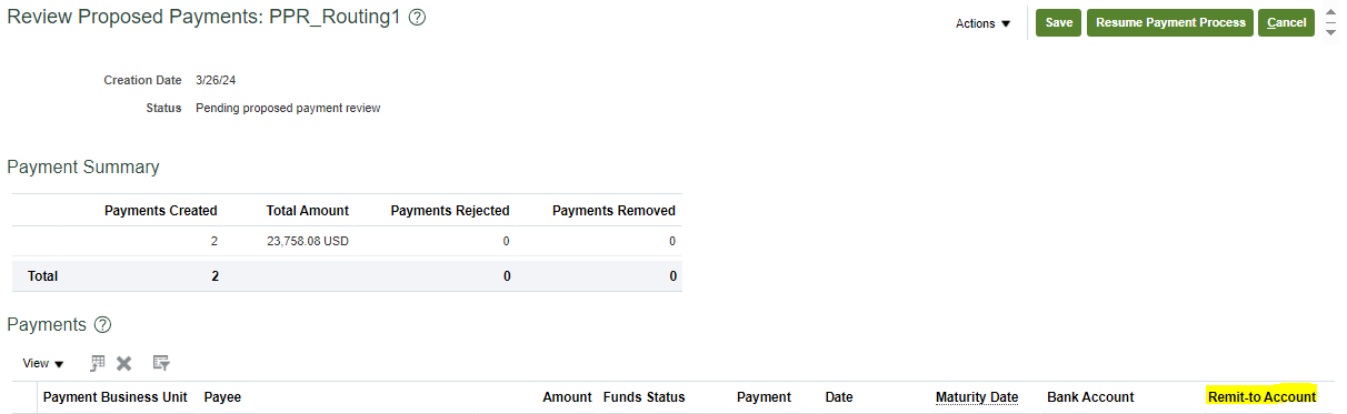 How to capture Supplier Branch number in the Payment Validation stage ...