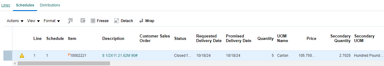 How to default the columns on PO line for all users in Purchasing> PO ...