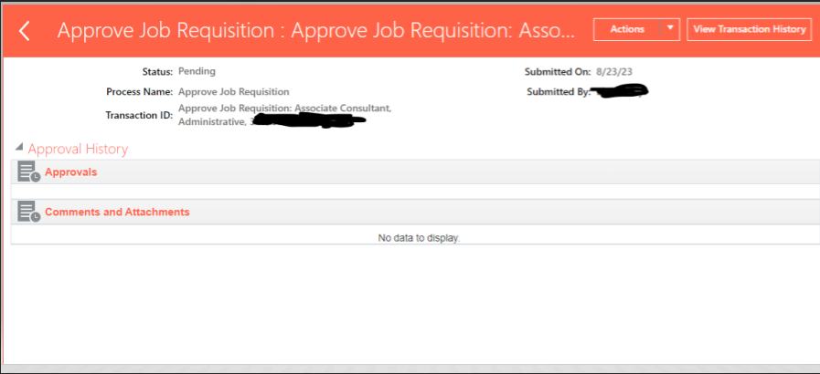 Transaction History Not Showing In Transaction Console For Recruiter — Cloud Customer Connect