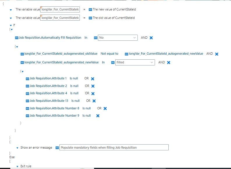 Error Message On Fill Job Requisition If Certain Dff Fields Are Blank Under Details Section