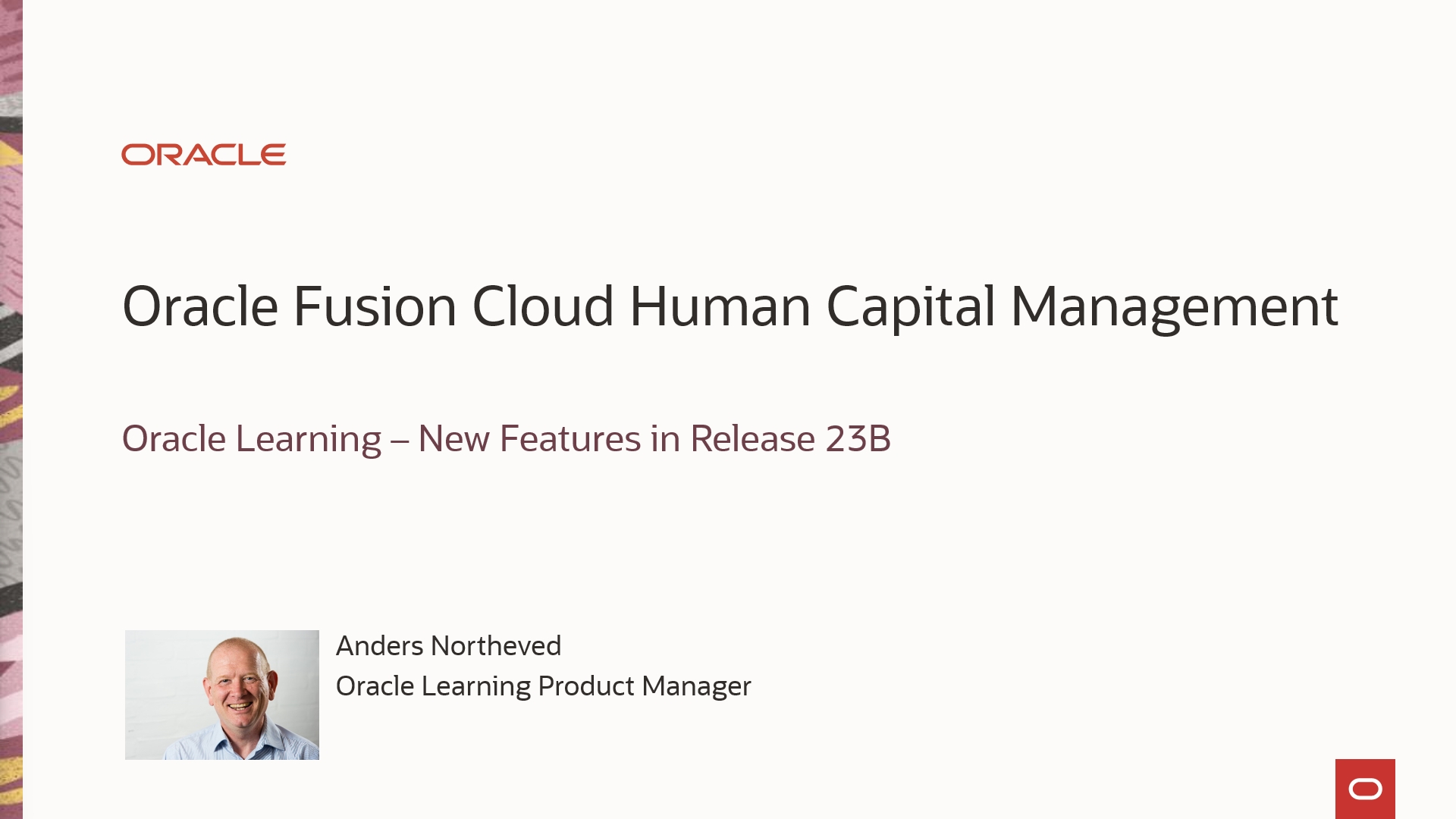Recording and Slides from the latest Training Session "Oracle Learning ...