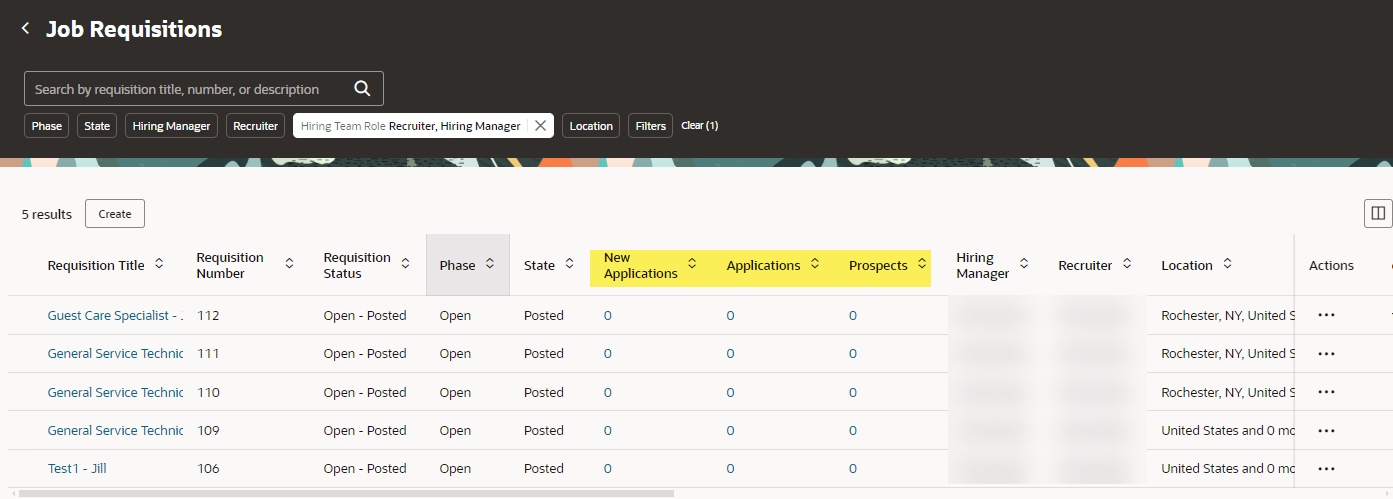 Job Requisition Redwood Page Not Displaying Number Of Applicants 24b — Cloud Customer Connect