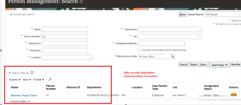 Not able to see The Person details in Person management — Cloud ...