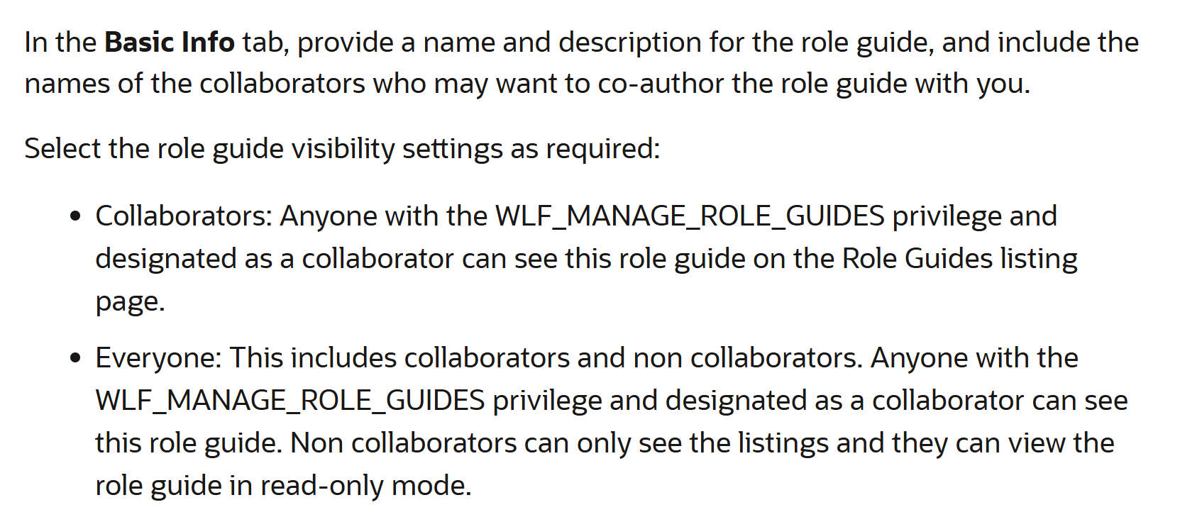 How does the collaborator functionality in Role Guide work? — Cloud ...