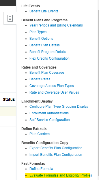 Fast Formula Ess Log Writes Not Working In Evaluate Formula And Eligibility Profile — Cloud
