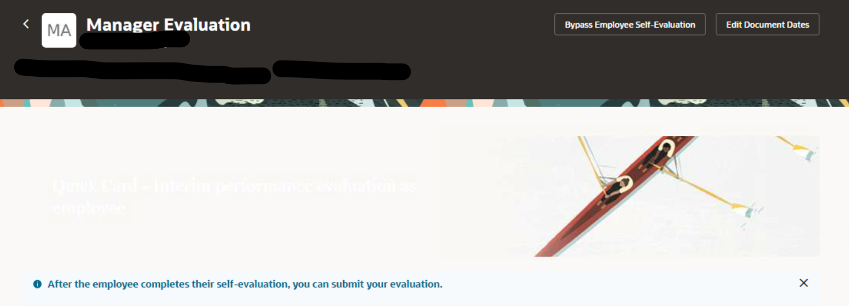 The Banner Journey Code Is Not Being Shown Correctly In Performance Document Page — Cloud
