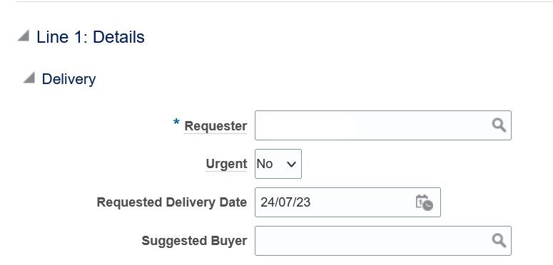 How To Enable Urgent Lov In Requisition Ssp — Cloud Customer Connect