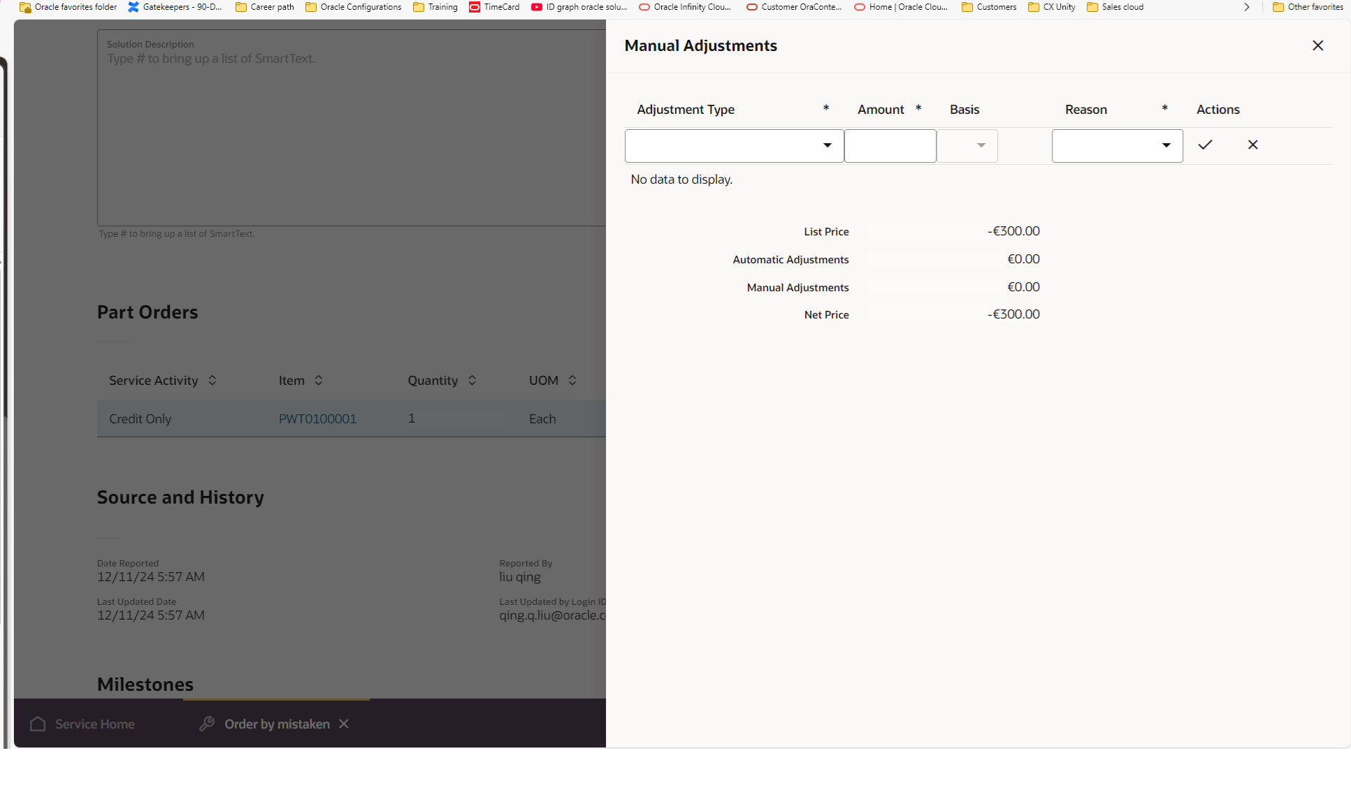 How to add handle fee during RMA process — Cloud Customer Connect