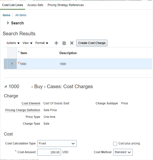 How to create Cost List with List Price = Item Cost + X% — Cloud Customer Connect