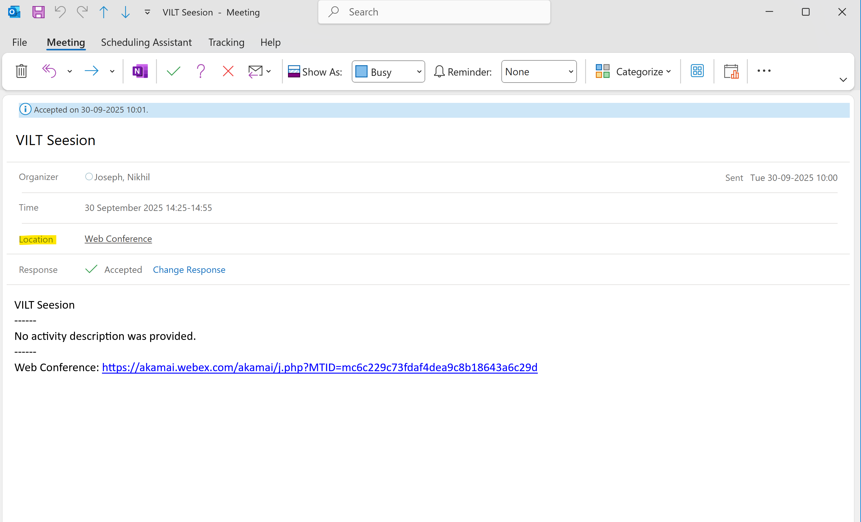 How to get meeting link in location field in outlook — Cloud Customer ...