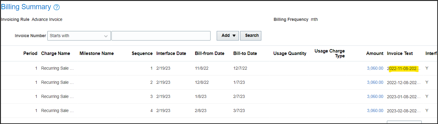 How can we change the date format in Invoice text — Cloud Customer Connect
