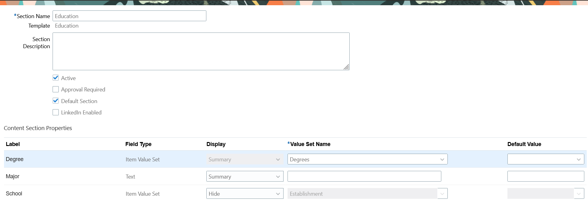 How to change a content section field type in person profile — Cloud ...
