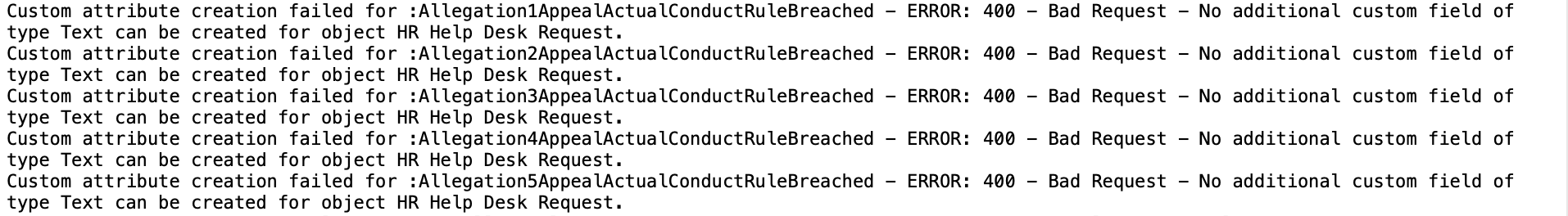 Solution Enabling Creation Of Additional Custom Text Fields For Hr Help Desk — Cloud Customer
