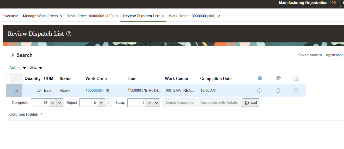 Complete with details is greyed out when user enters the complete and ...