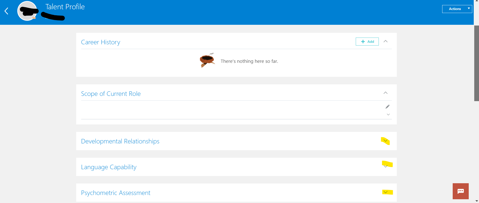 Expand Sections On The Talent Profile Screen Skills And Qualifications — Cloud Customer Connect