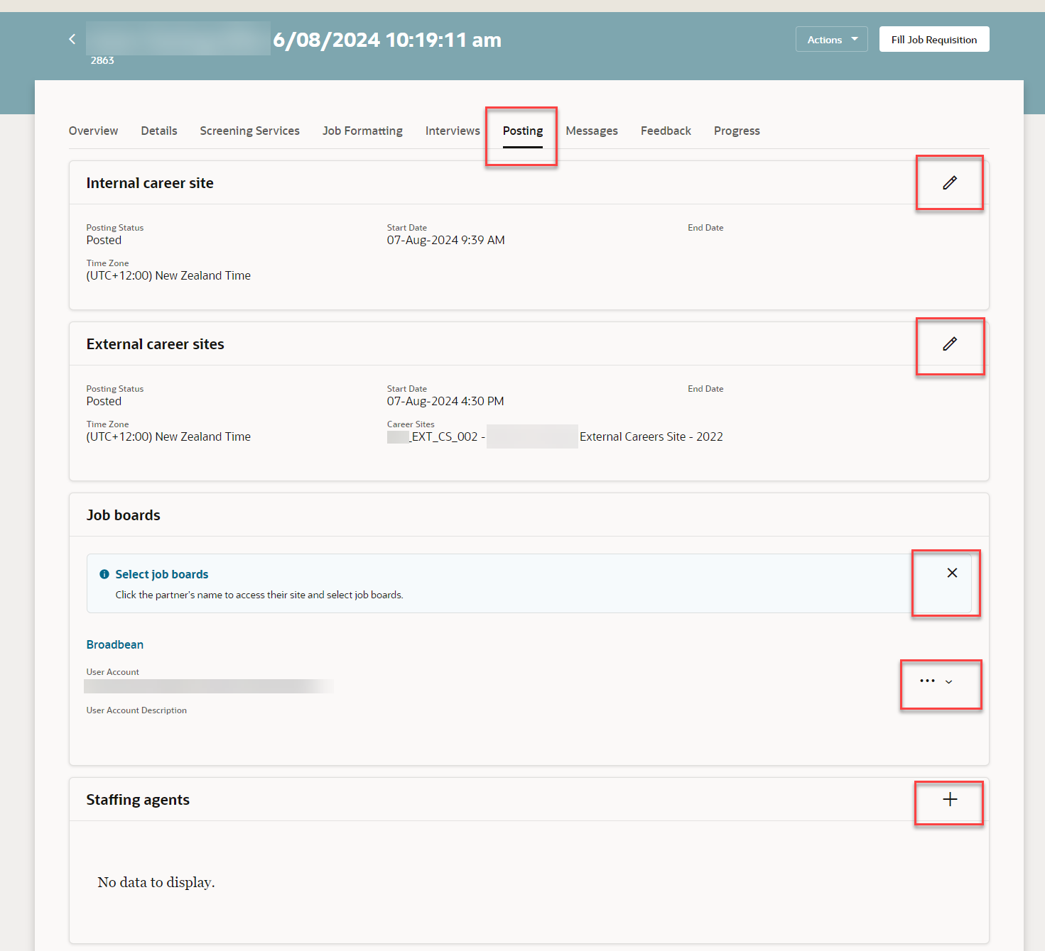 Redwood Job Requisition Posting Tab Hide Edit Option For Specific Job Roles — Cloud