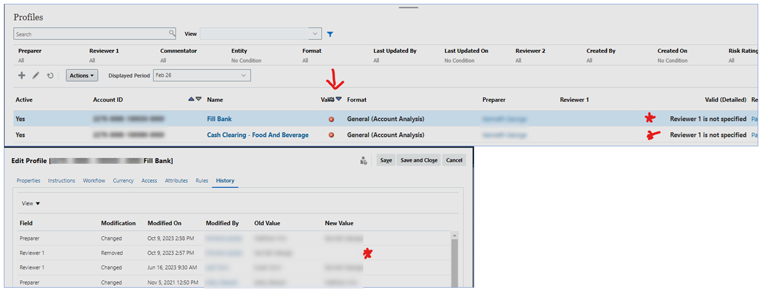 how to make certain fields required so the system prevents the profiles to be saved with missing ...
