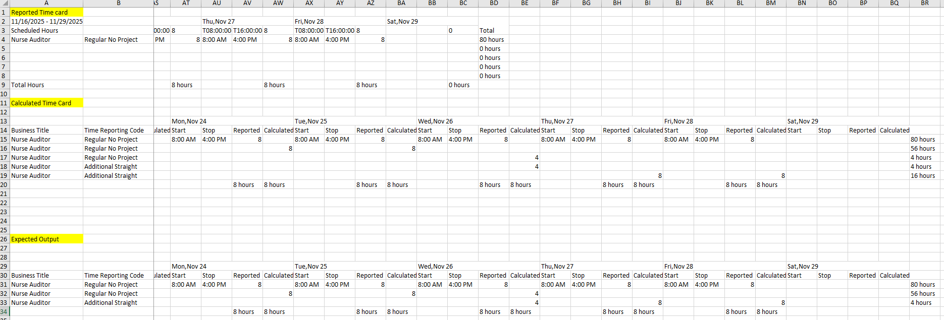 OTL Fast Formula -Required Inputs on Issue with Time Calculation Rule ...