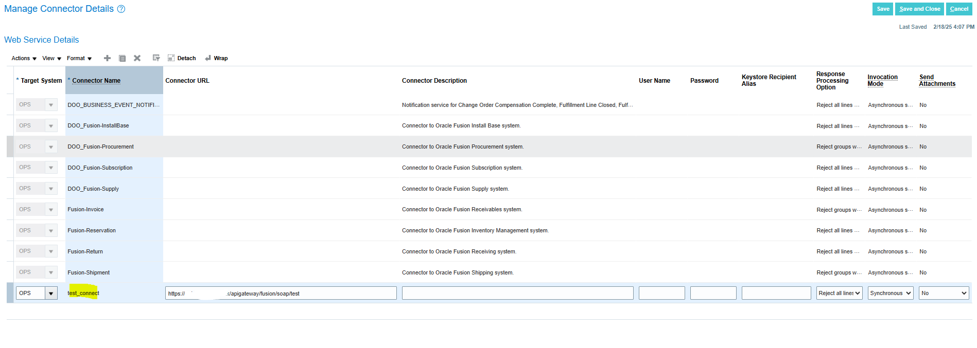 How To Debug The Connection Issue To Integrate With External System Using Connector In Om 6821
