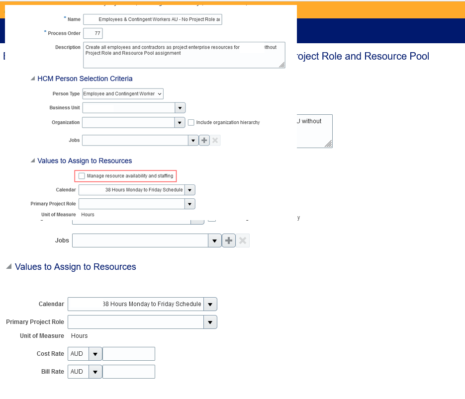 How to add enterprise resources into a pool without enabling them for ...