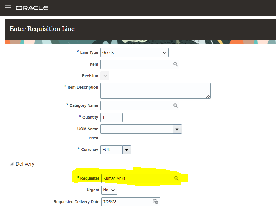 Need Rest Api For Requester On Requisitions — Cloud Customer Connect