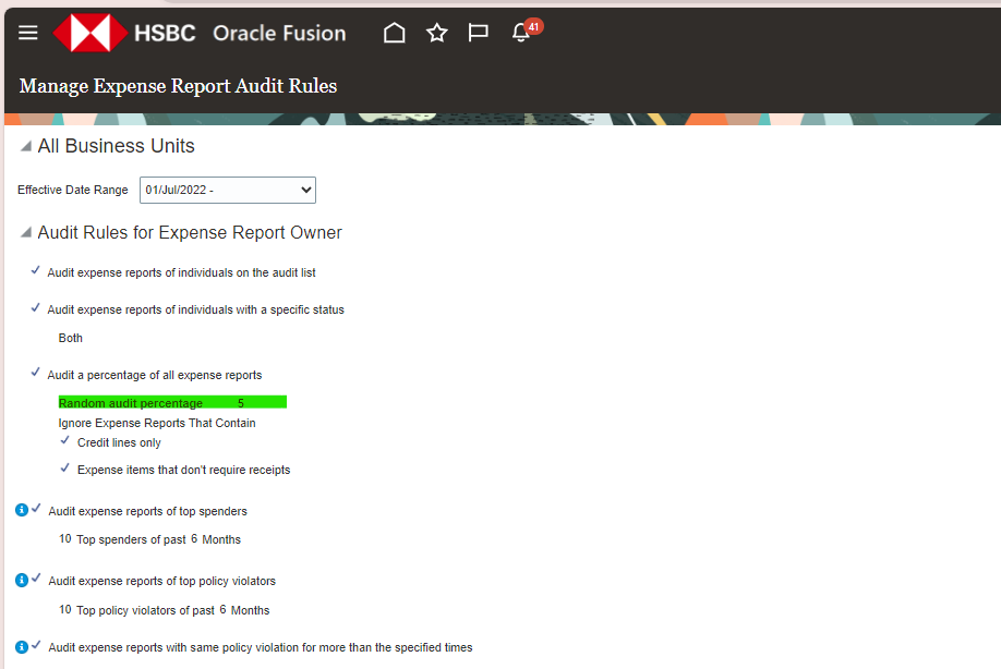 Difference between Expense Report Audit Rules and Expense Report Audit ...