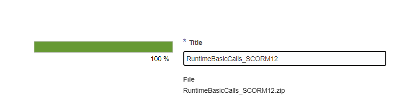 Issue In Uploaded Scorm File — Cloud Customer Connect
