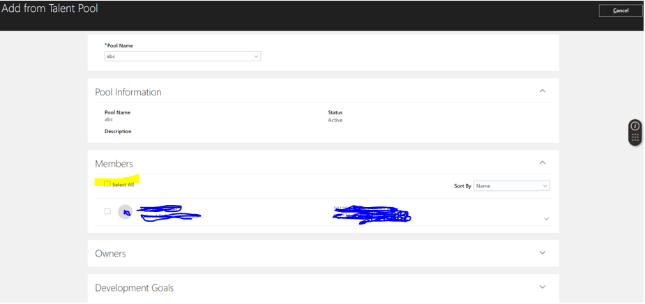 Redwood Select All Checkbox Is Missing In Succession Plan Redwood Ui — Cloud Customer Connect