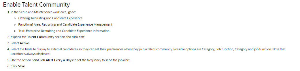 Talent Community Email Alerts - what jobs are pulled into the List of ...