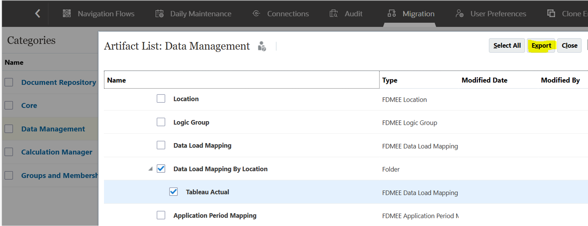 Fccs Data Integration Setup Export Import — Cloud Customer Connect