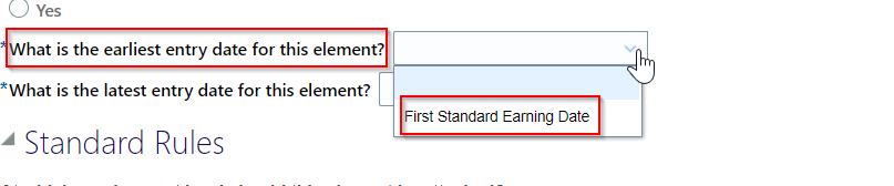 Difference between First Standard Earning date and Last Standard ...