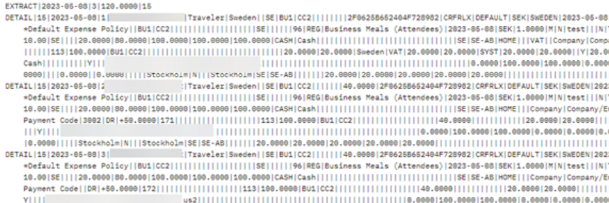 How to load Concur SAE Extract file into a ATP table using OIC — Cloud ...