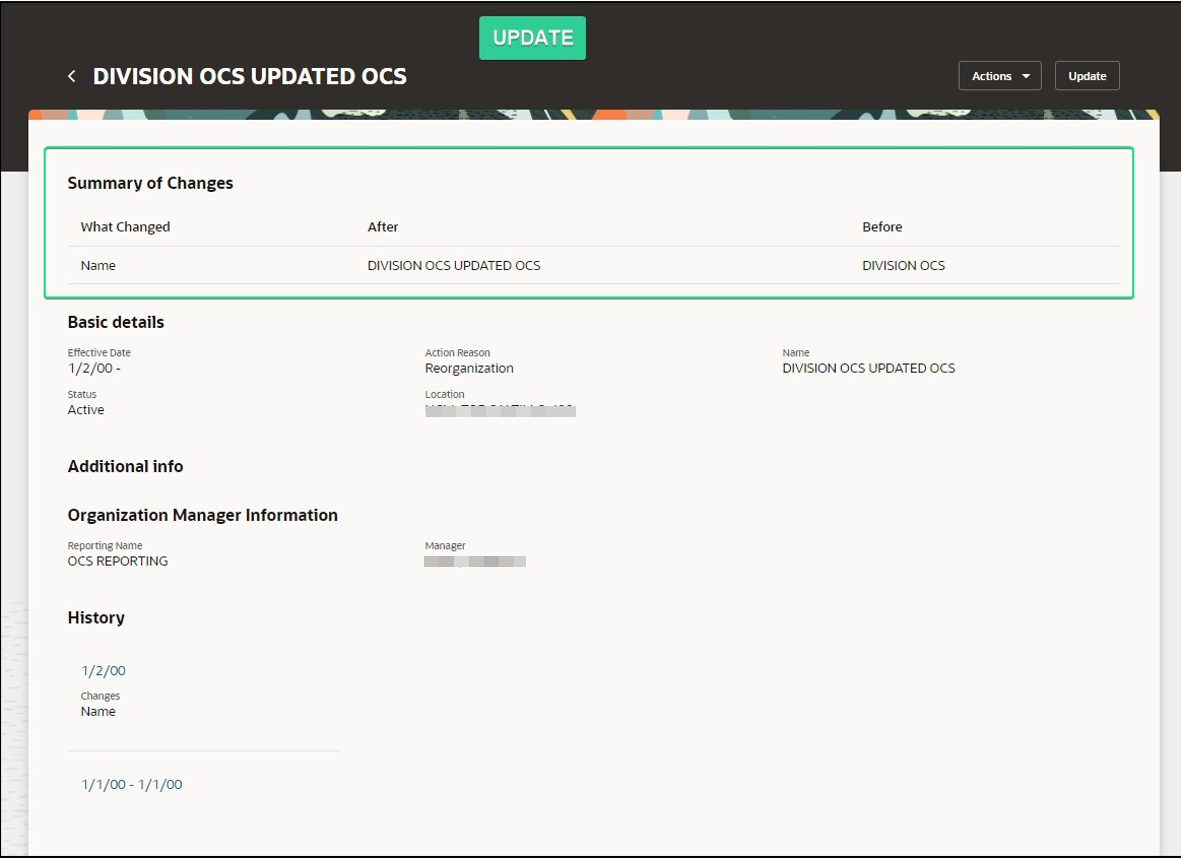 How to hide Summary Change section or hide fields of that sections in Division new REDWOOD page ...