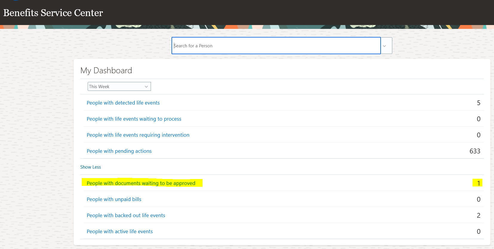 Benefit Summary Dashboard Does Not Show Correct View Of The Summary 1014