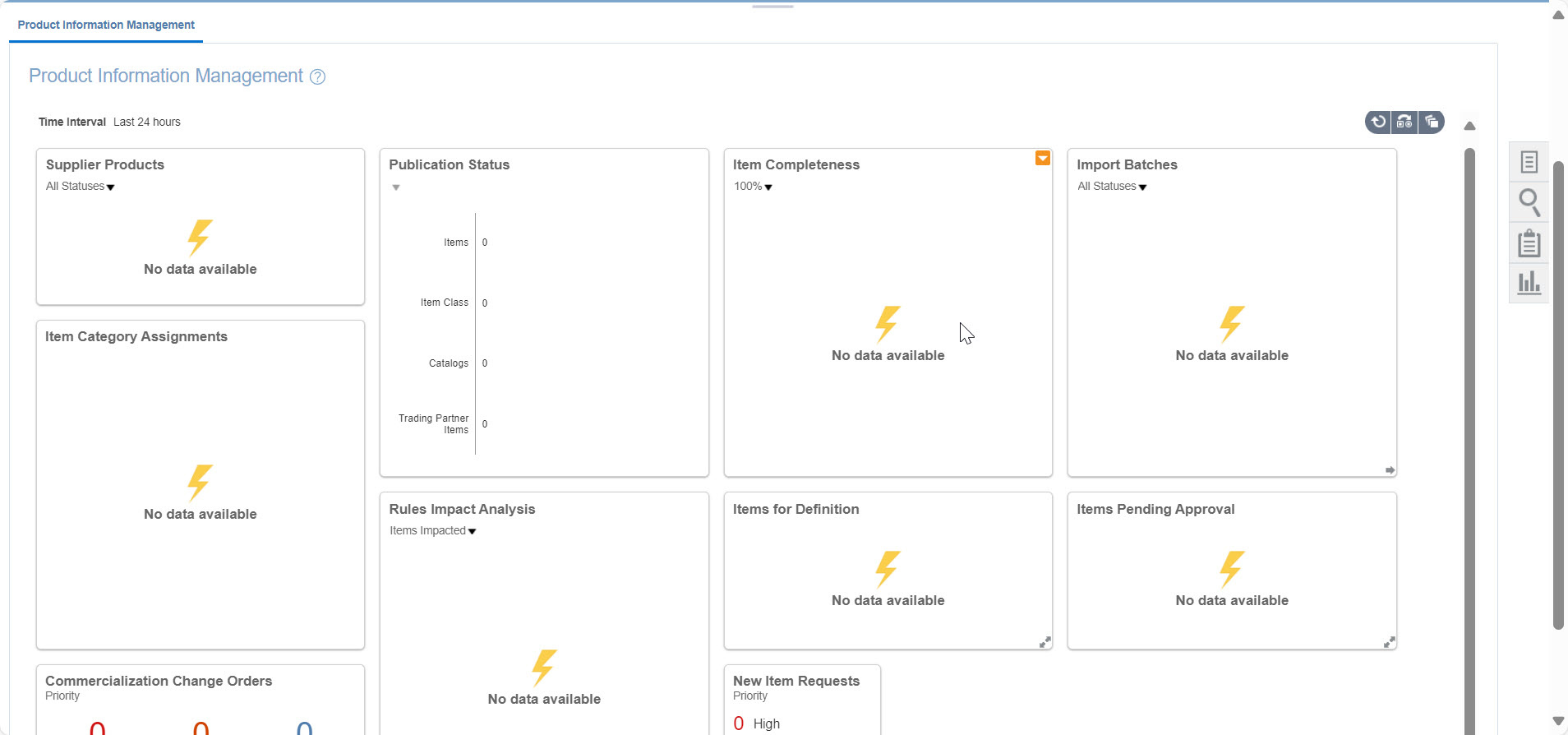 Is There A Way To Create A Dashboard To Link A Bip Report In Product Information Management