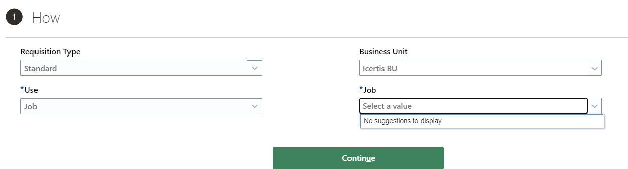 Jobs Not Visible In List Of Values While Creating Creating Job Based Requisition — Cloud