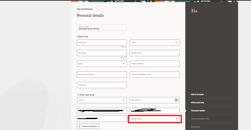 Enable Personal Details Dff In Redwood Ui — Cloud Customer Connect
