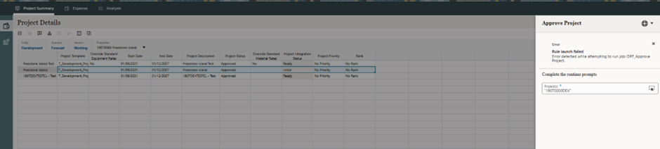 Issue with Forecast Data Integration Between EPM Planning Project and ...