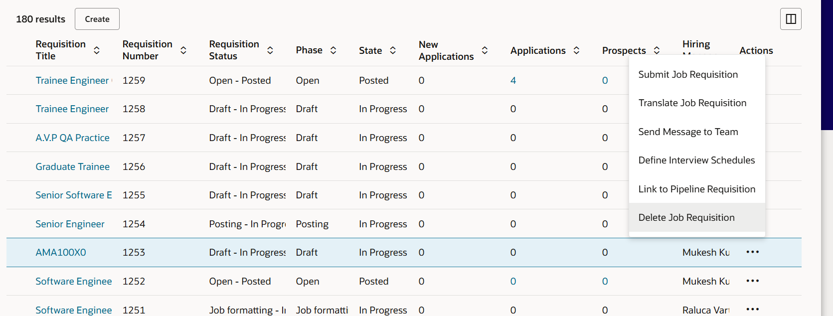 How to Set Up a Warning Pop-up When Deleting a Job Requisition? — Cloud Customer Connect