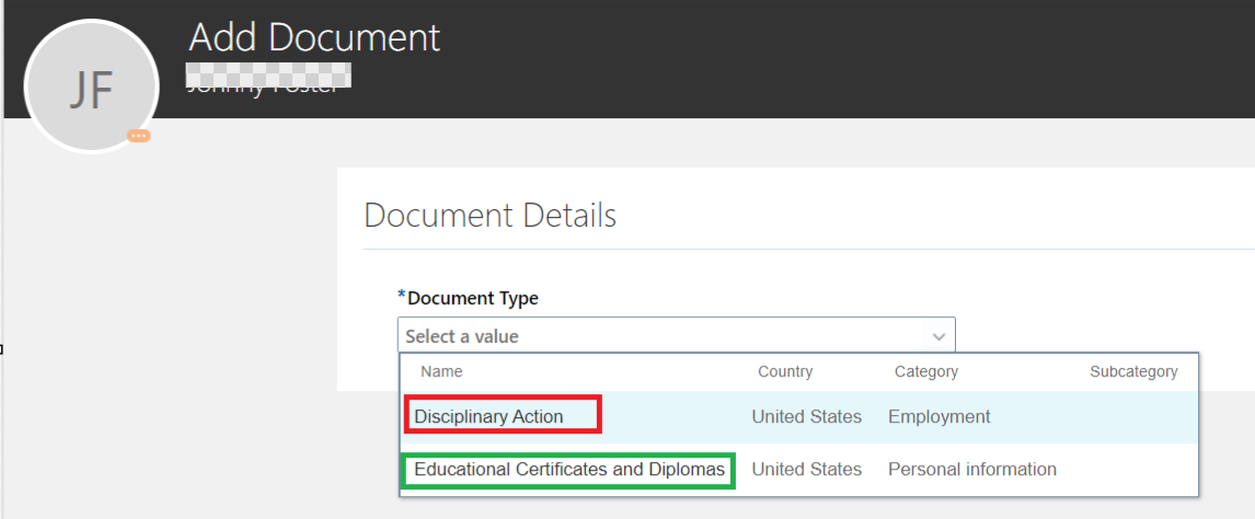 Restrict Document Of Record Lov — Cloud Customer Connect