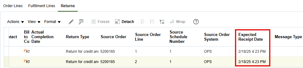 How to apply Pause rule based on Expected Receipt Dates for Return ...