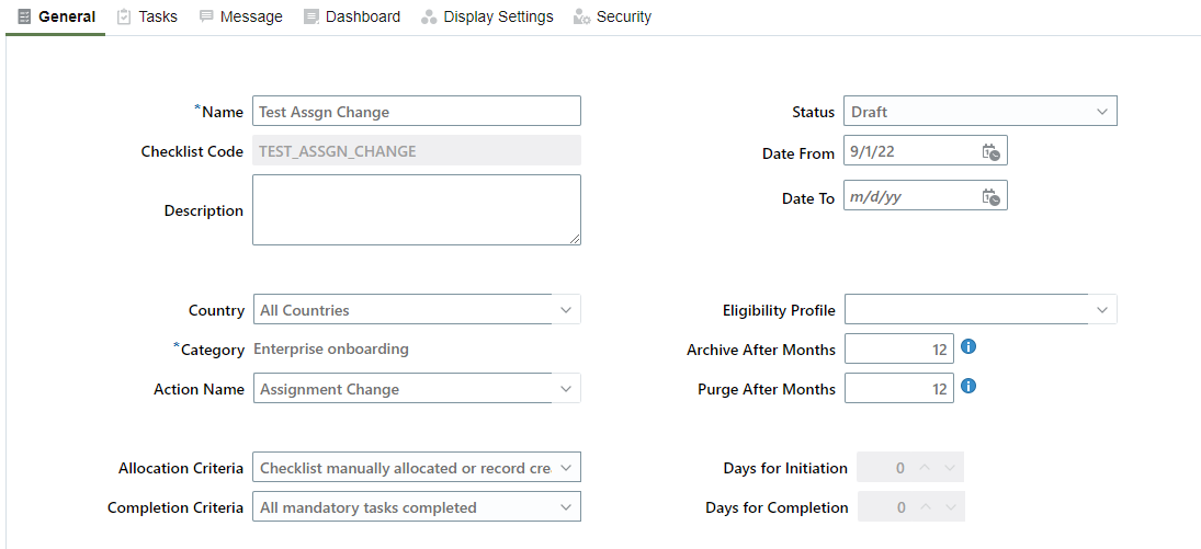 Enterprise Onboarding Checklist not Triggering-Automatic for Assignment ... Enterprise Onboarding Checklist not Triggering-Automatic for Assignment ...