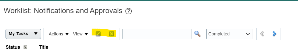 What are the functions of the menus in the Worklist tile? — Cloud Customer Connect