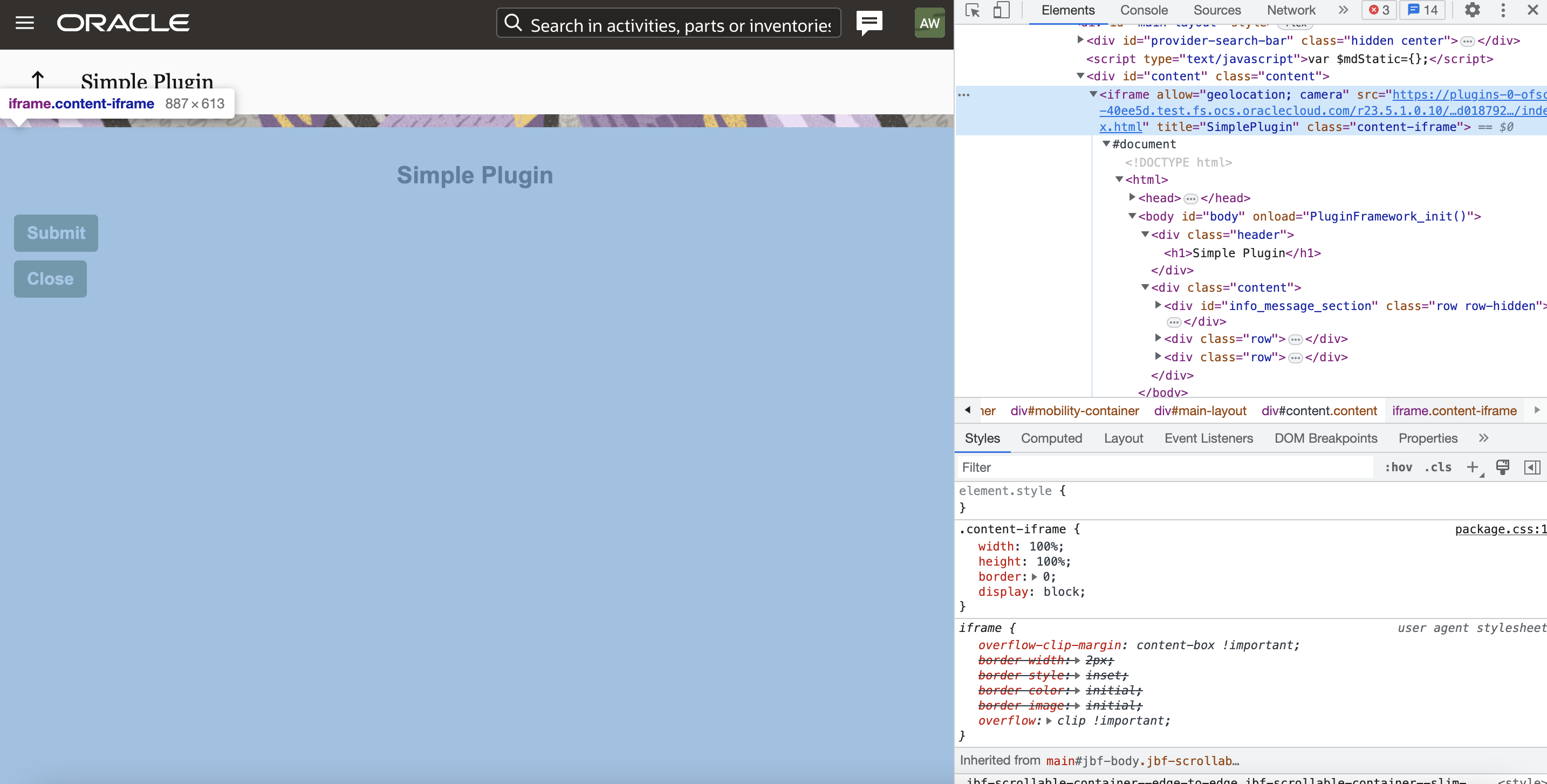 How to Develop a Simple OFS Hosted Plugin — Cloud Customer Connect