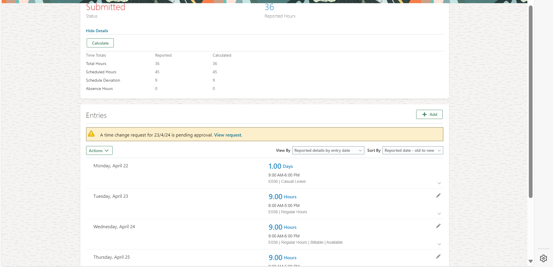 How to include Absence with UOM as Days in total time Calculation ...